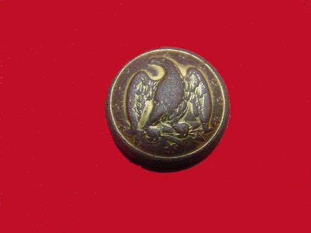 Drop dead beautiful excavated CS-23 Confederate local with gold gilt ...