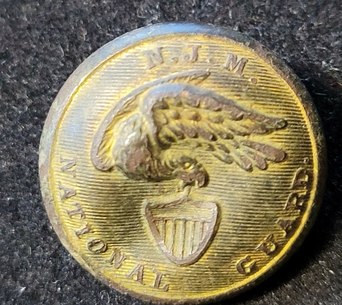 An " ULTRA RARE " example of a DUG New Jersey Militia National Guard ...