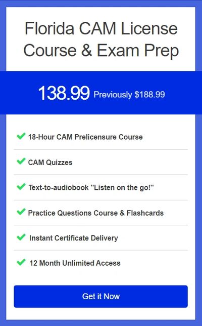CAM Courses | AACC Florida CAM Course Online