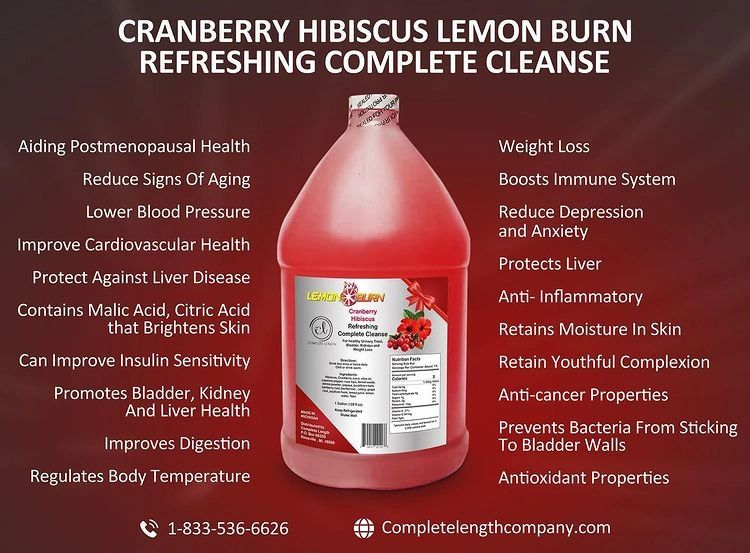 2 Gallon Cranberry Hibiscus + Lipo Burn Combo