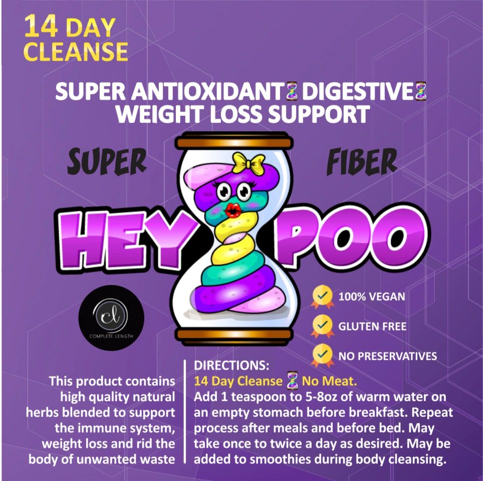 Hey Poo 14 Day Fat Burn/Colon Cleanse