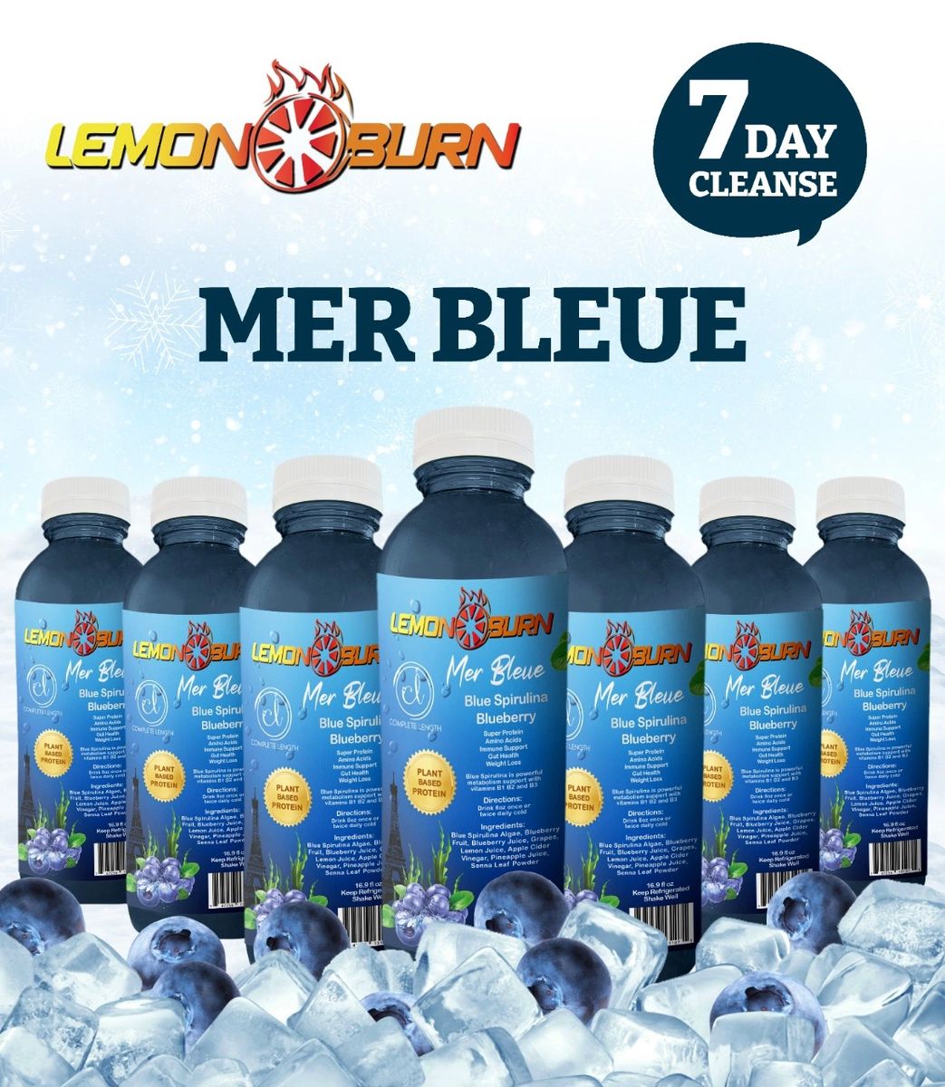 Mer Bleue Blueberry Lemon Burn 7 Day Cleanse