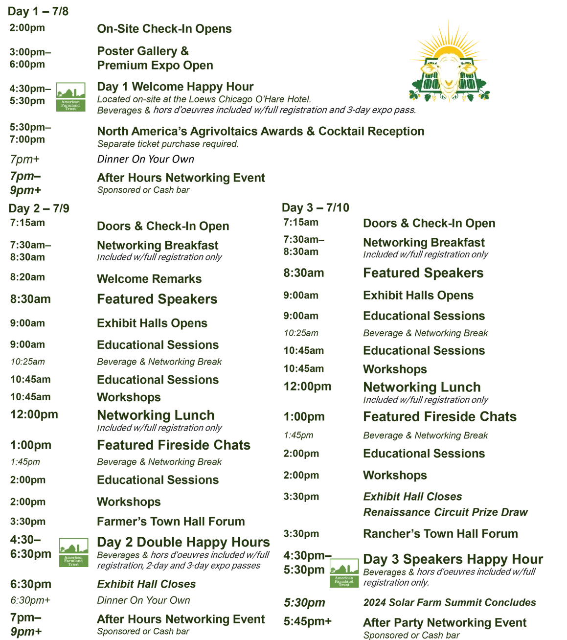 Schedule | Solar Farm Summit
