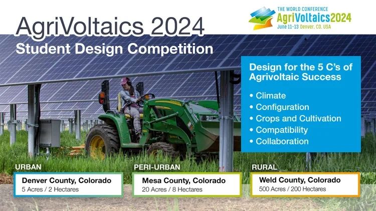 AgriVoltaics World Conference 2024 Student Design Competition