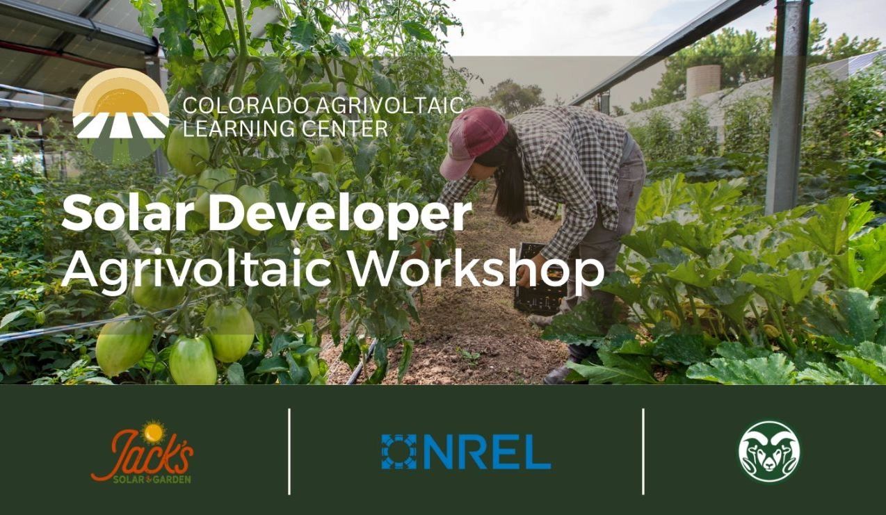 Register for the Solar Developer Agrivoltaic Workshop