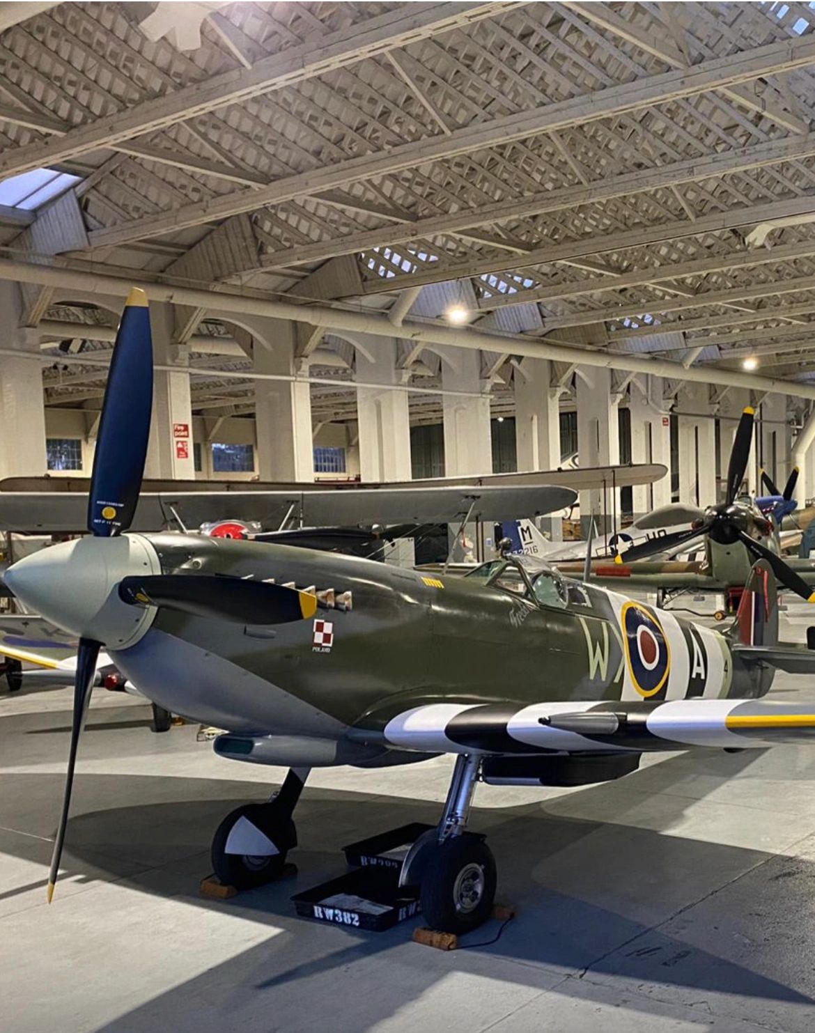 Suffolk Spitfire RW382 Joins Polish Heritage Flight