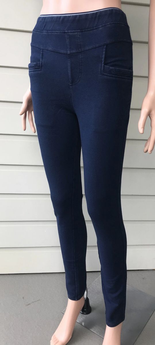 Denim Stretch Pants