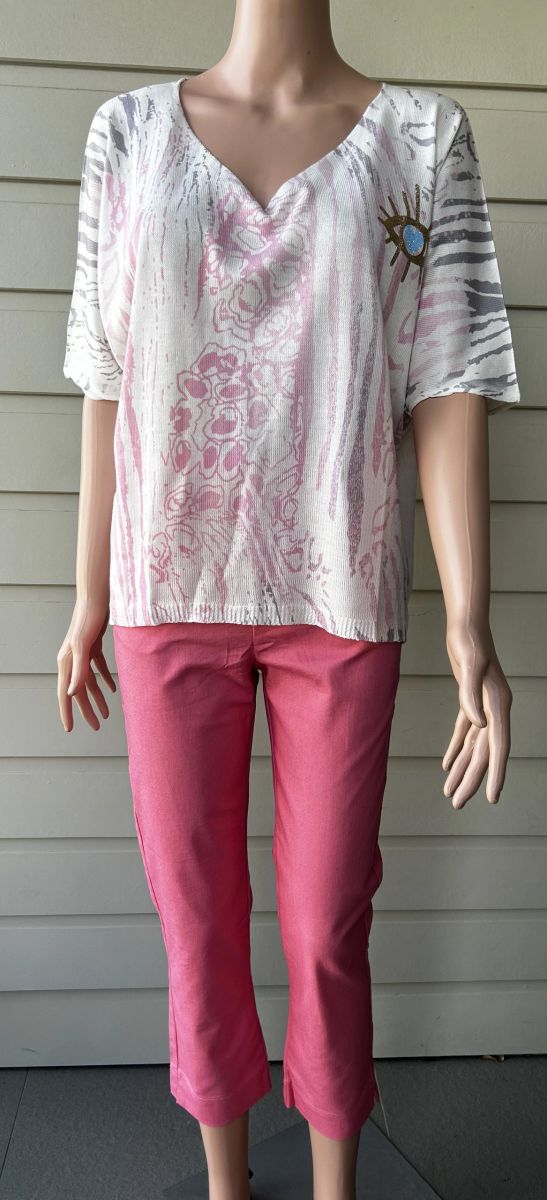 Pink 7 8 Adele Pants