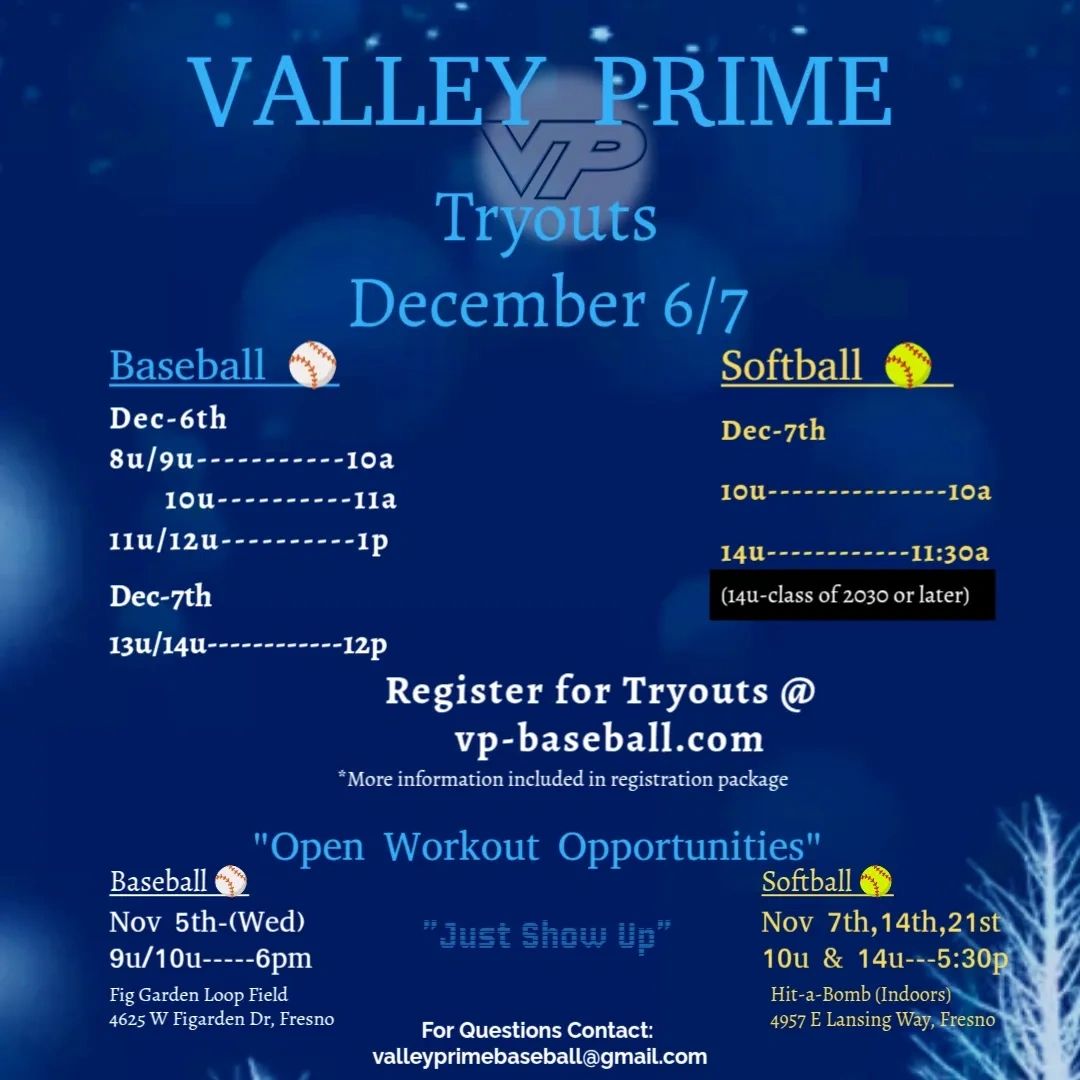 Valley Prime Baseball/Softball