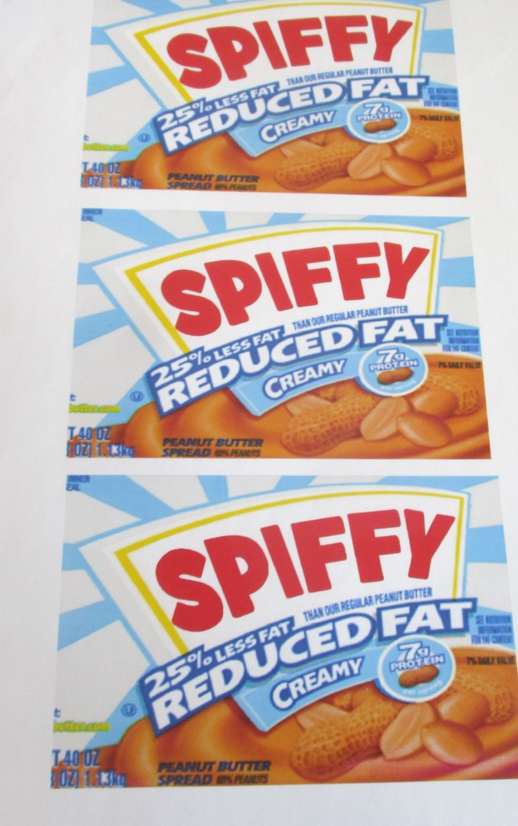 PB & J Replacement Labels