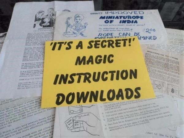 MAGIC TRICK INSTRUCTIONS DOWNLOAD