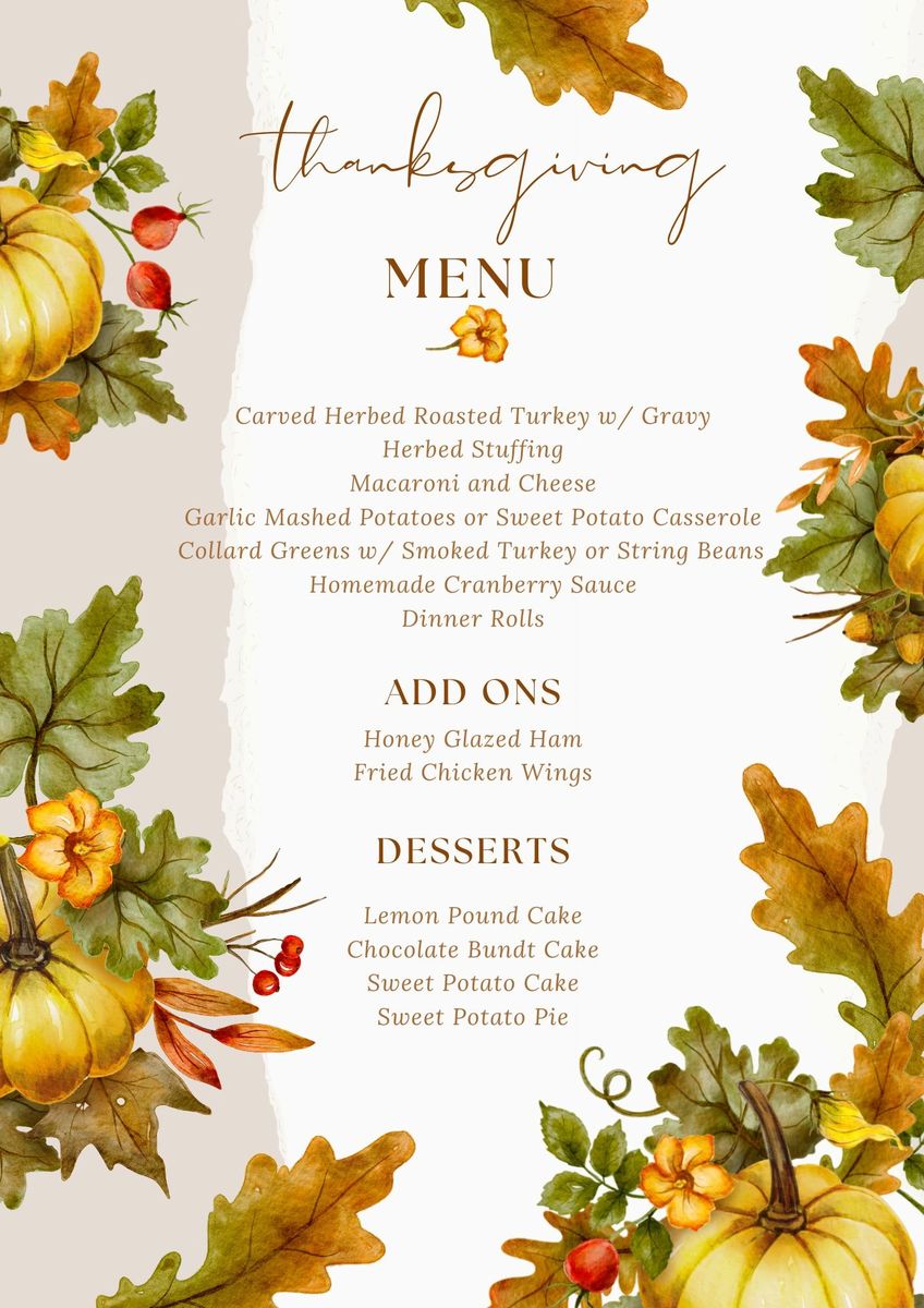 Holiday Feast Package