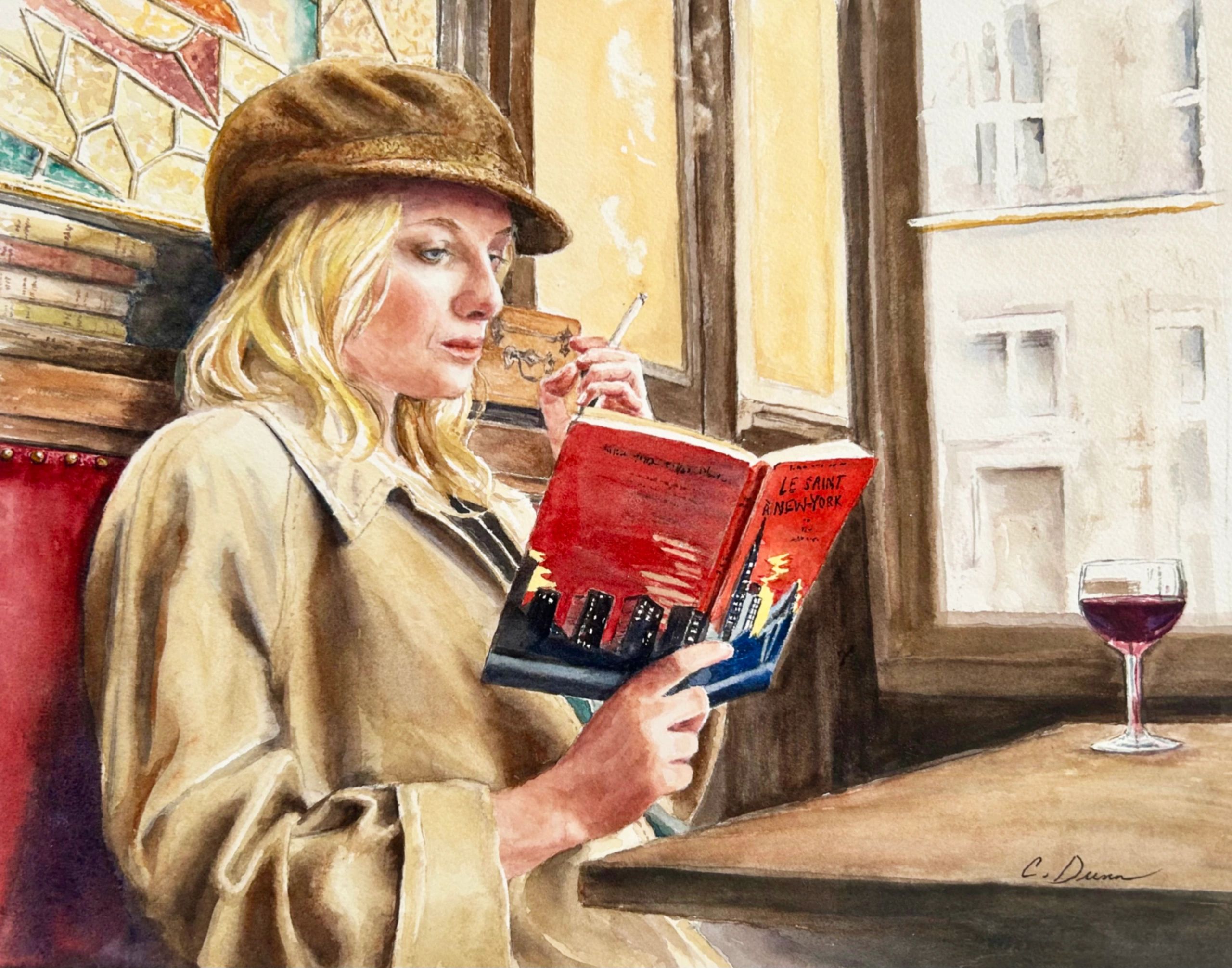 Dunn watercolor - Watercolor Paintings, Representational Art
