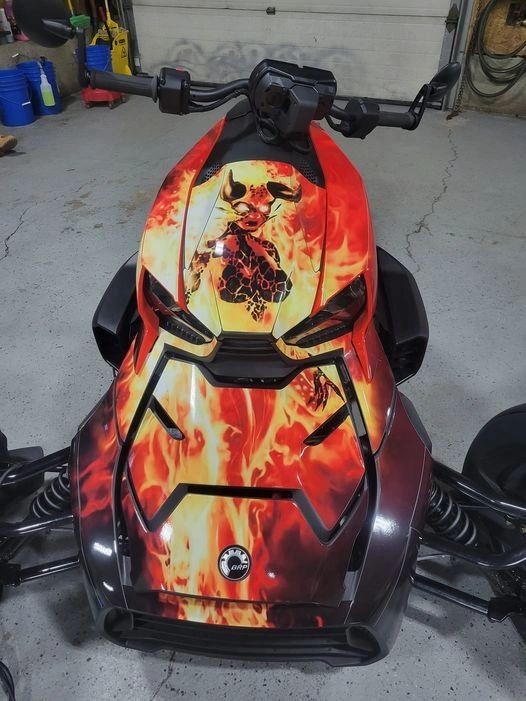 Ryker Custom Wraps with full swing arm coverage now!