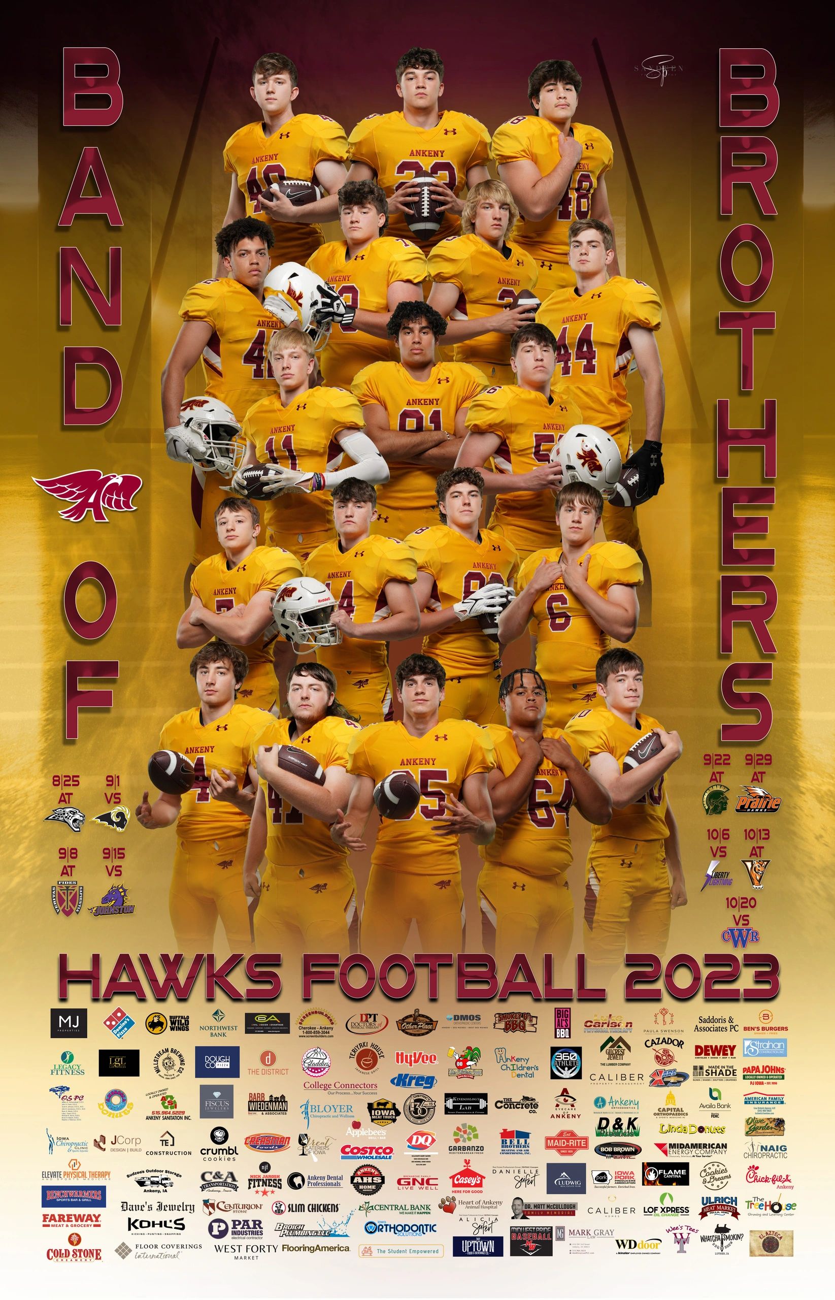 Schedules | Hawk Football Committee
