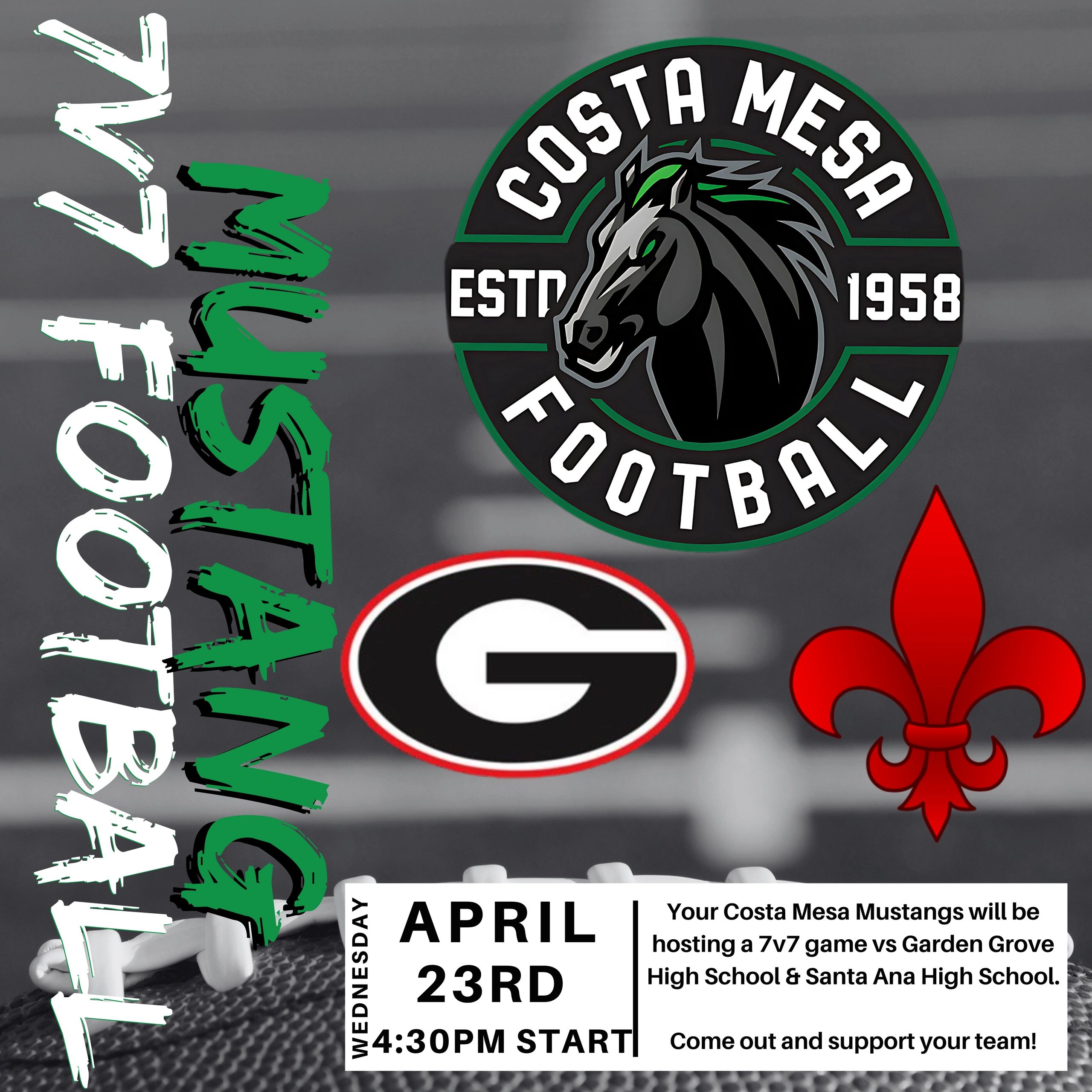 MUSTANG NATION — it’s game time!