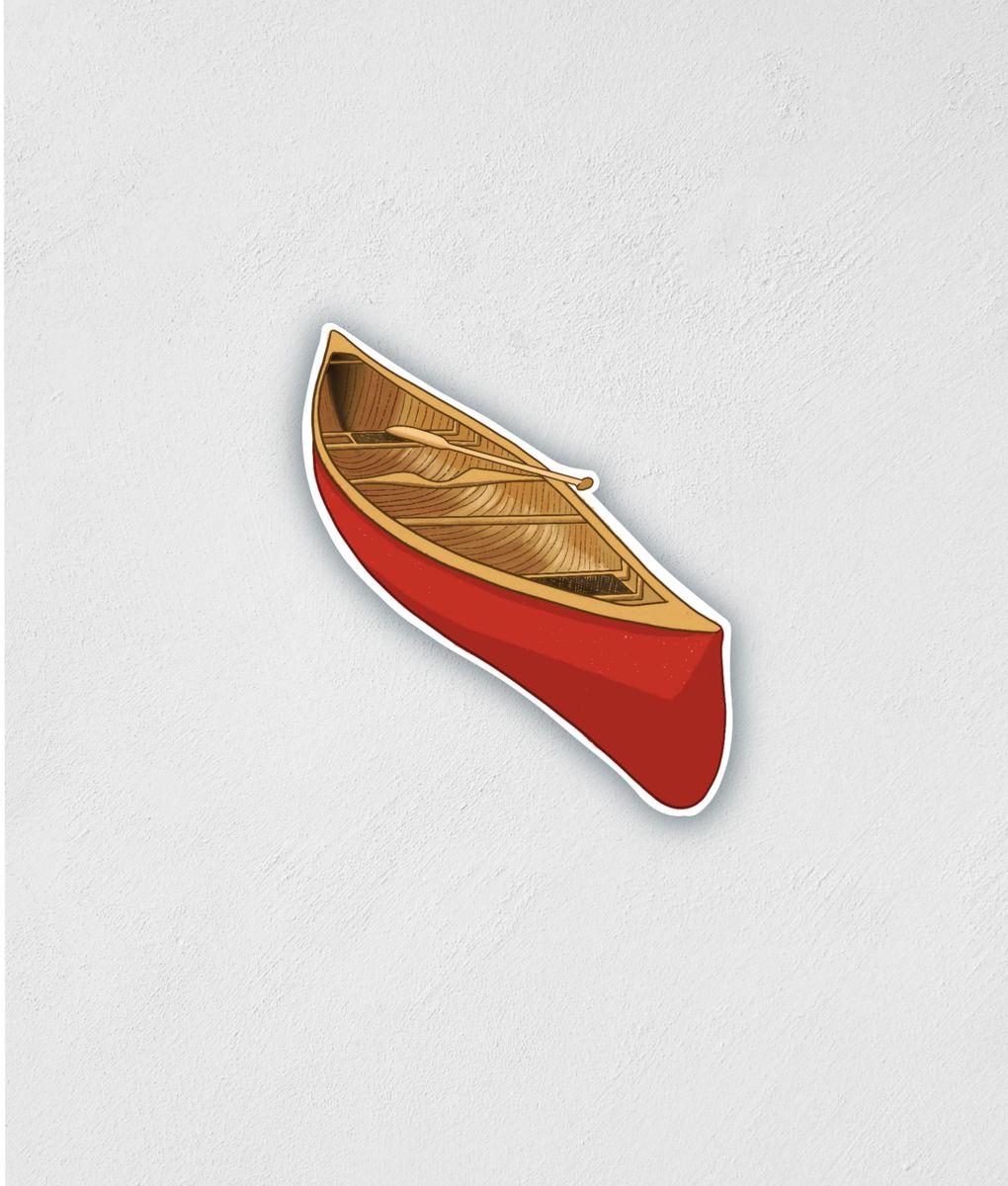 Canoe Sticker