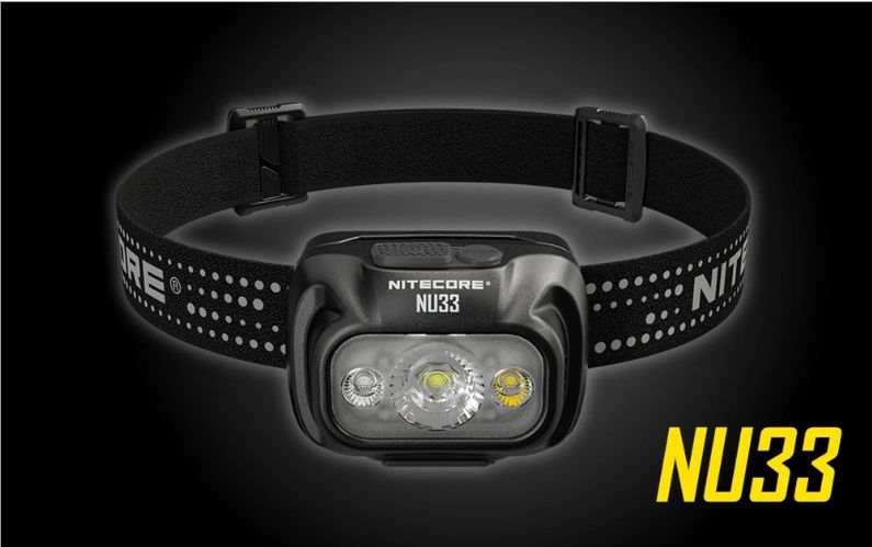 Nitecore NU33 700 Lumen LED Rechargeable Headlamp with White and Red Beams