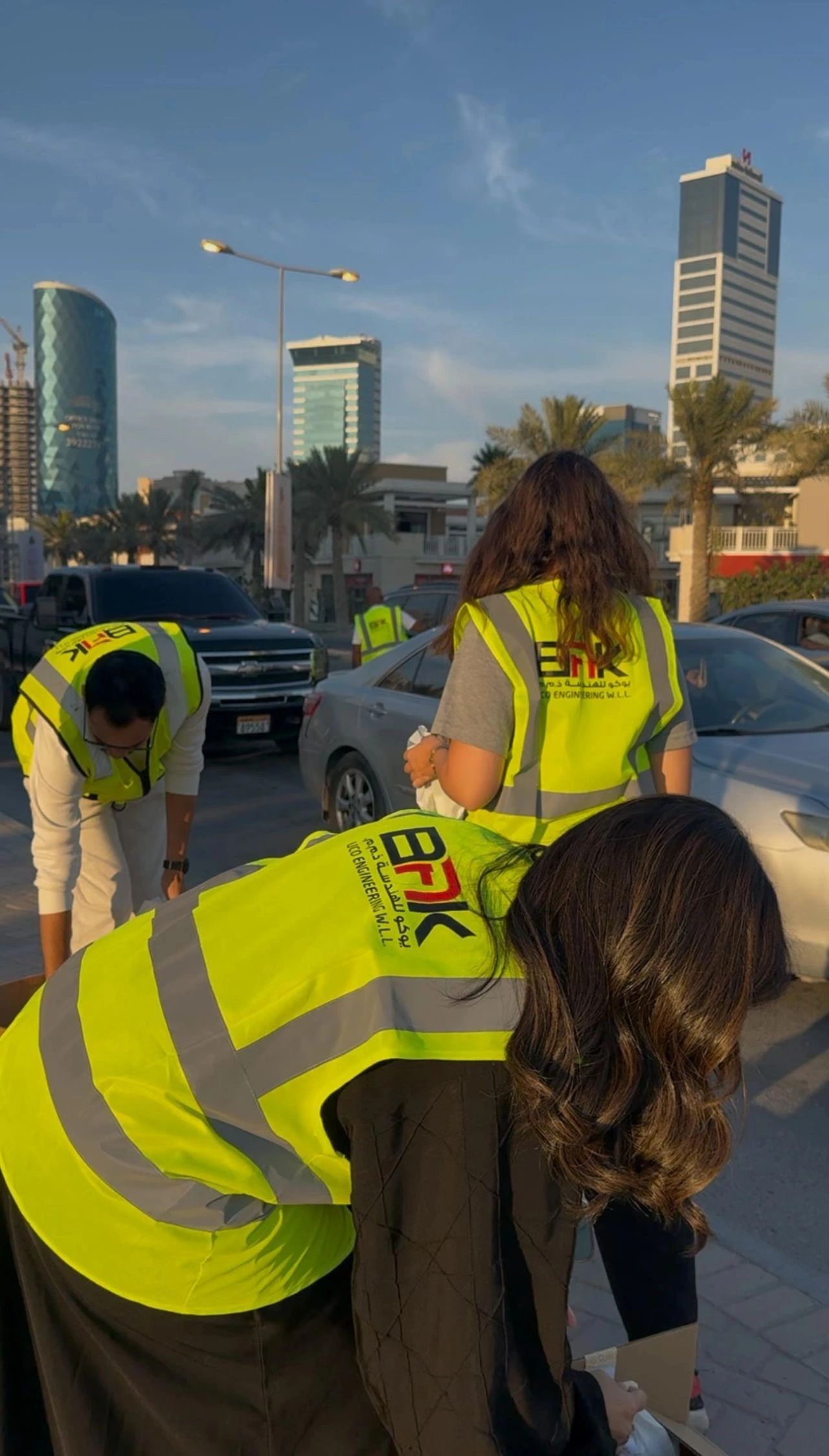 BAK Group Iftar Saem Distribution at Seef Area