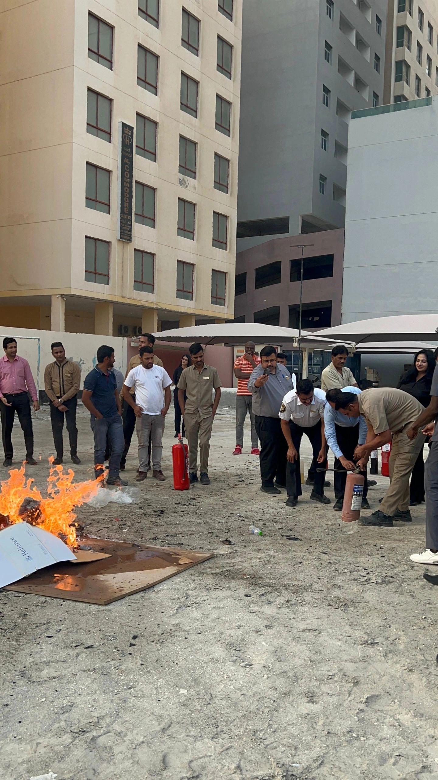 Mantech Fire Safety Training at Al Safir Hotel - Bahrain