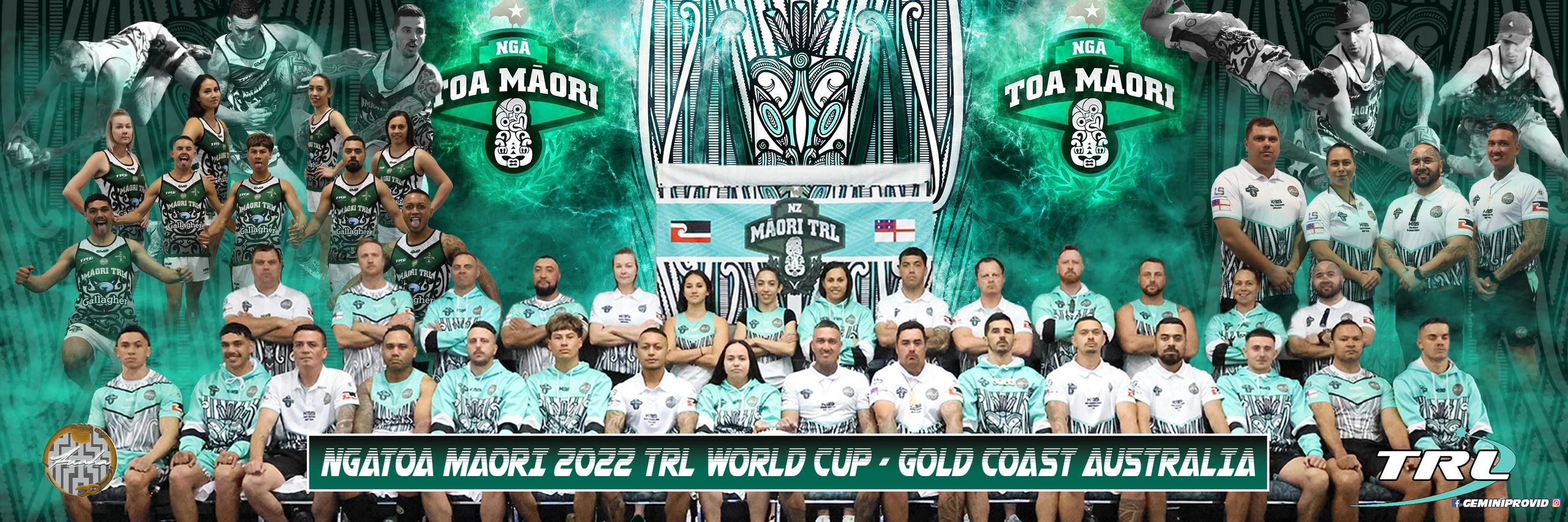 2022 Nga Toa Maori TRL World Cup poster