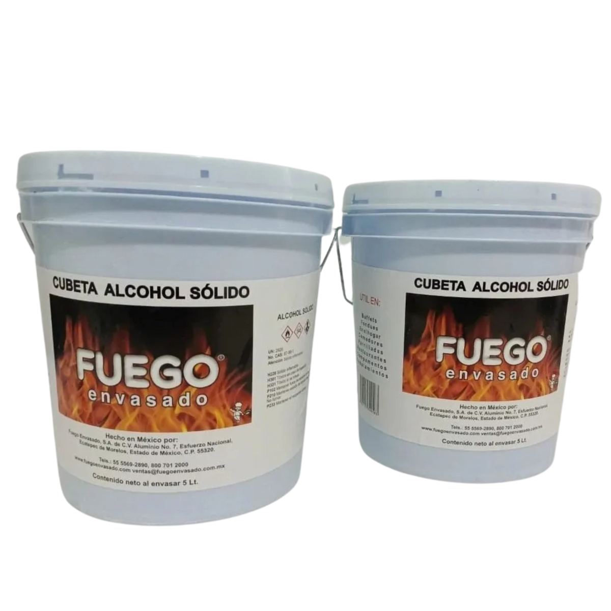 FUEGO SOLIDO 5 LITROS