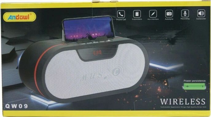 Andowl Bluetooth Speaker 10W with Radio Black