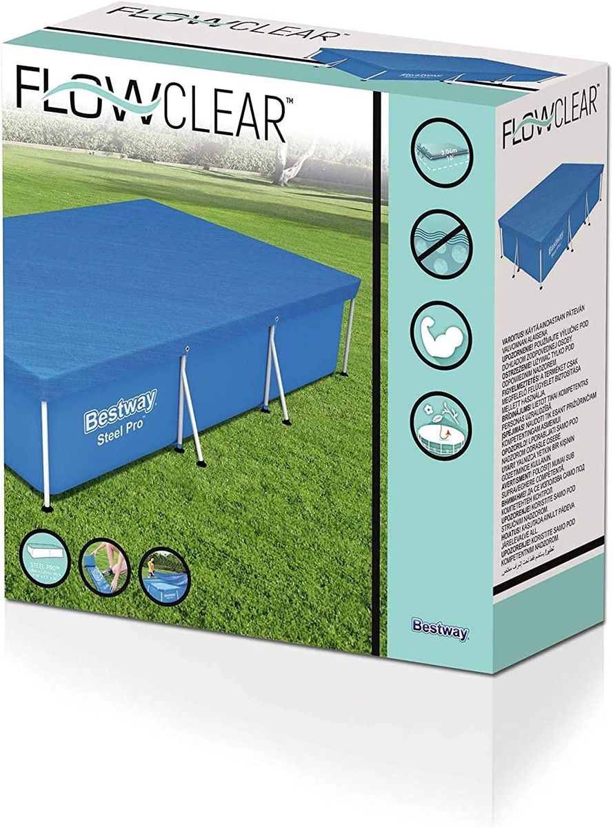 Bestway Flowclear Pool Cover 3.00 m x 2.01 m
