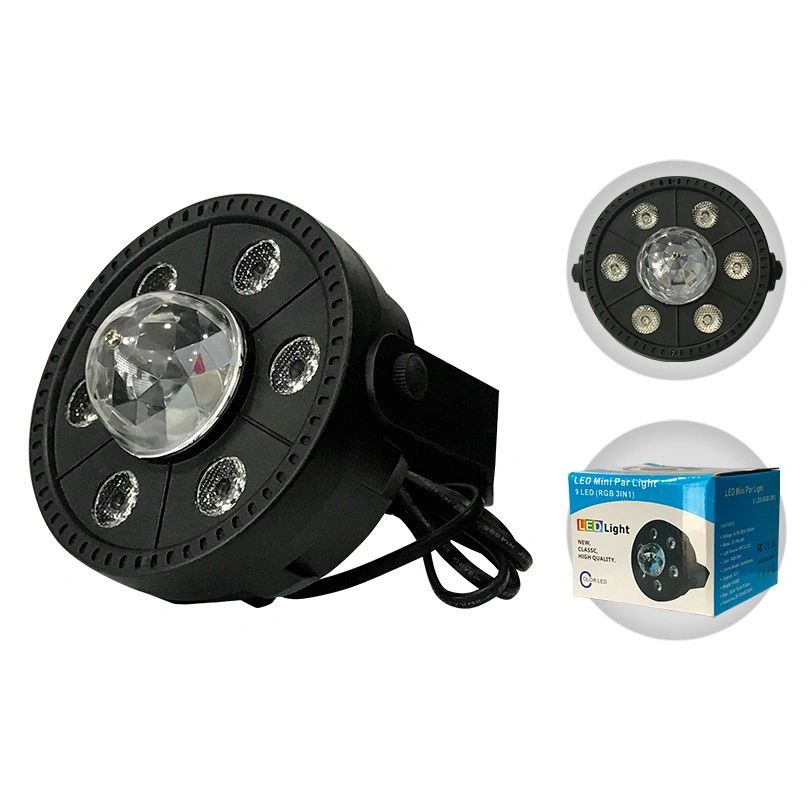 LED Mini Par Light 9 LED (RGB 3in1)