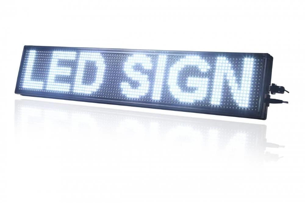 LED Sign Display WiFi Programmable 100cm×20cm LED Scrolling Sign ...
