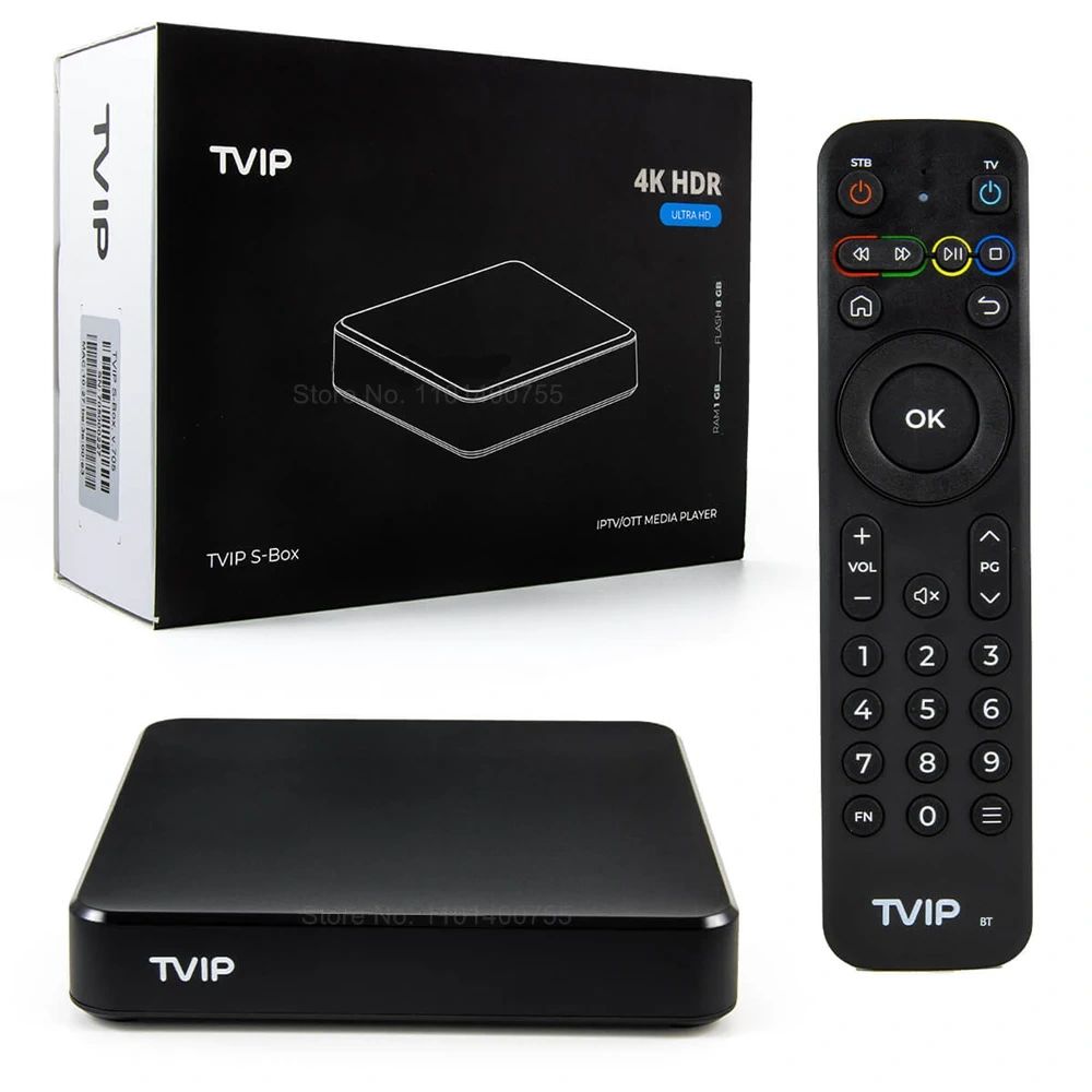 TVIP S-Box v.705 4K Ultra HD box Android 11.0 TV BOX Amlogic S905W2 2.4 ...