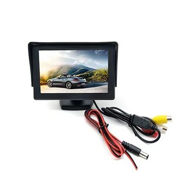 4.3 Inch TFT LCD Color Monitor Car Rear-view System Monitor for DVD VCD ...