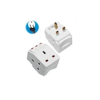 Power-On 13 Amp Multiplug Adapter With Individual Switch