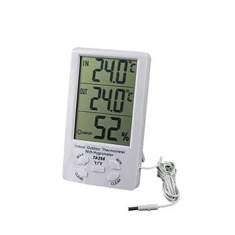 Ta298 Indoor Outdoor Two Temperatures Display LCD Digital Hydrometer ...