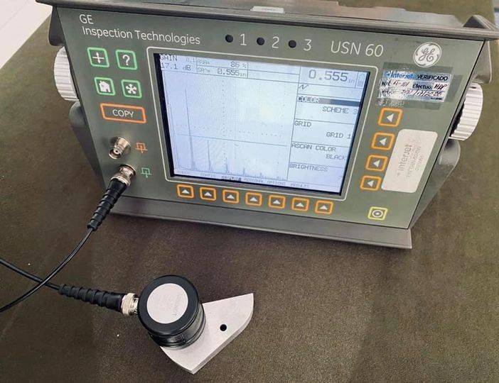 Reparación a equipo Detector de Fallas, modelo USN 60.