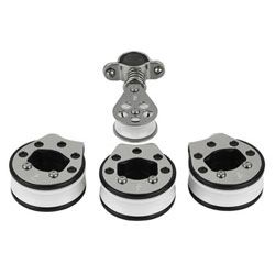 Fairlead block kit with 3/8 NER furling line 90' long