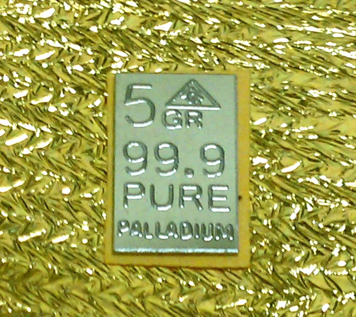 5 Grain 99.9 Pure Palladium Bullion Bar (with or without ACB ...