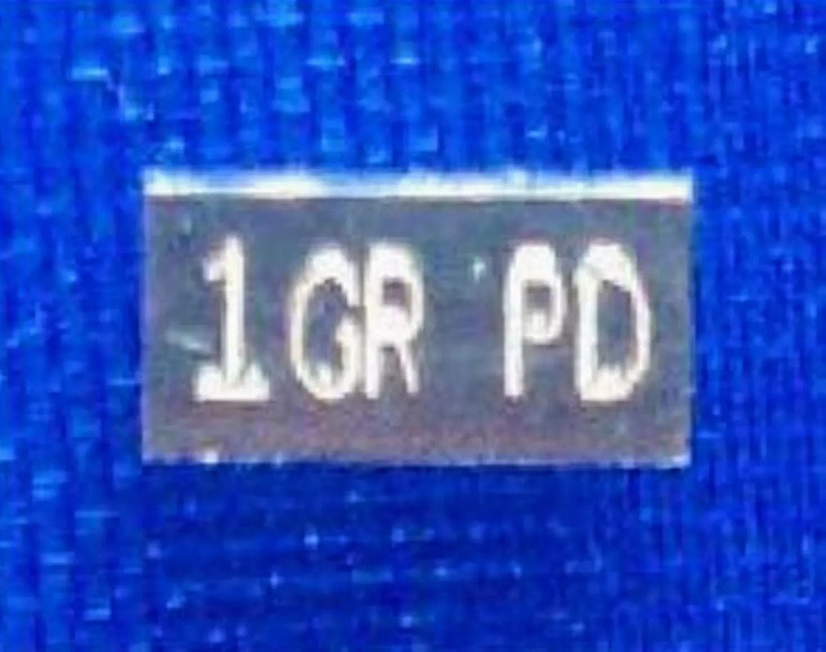 1 Grain 99.9 Pure Palladium Bullion Bar (with or without ACB ...