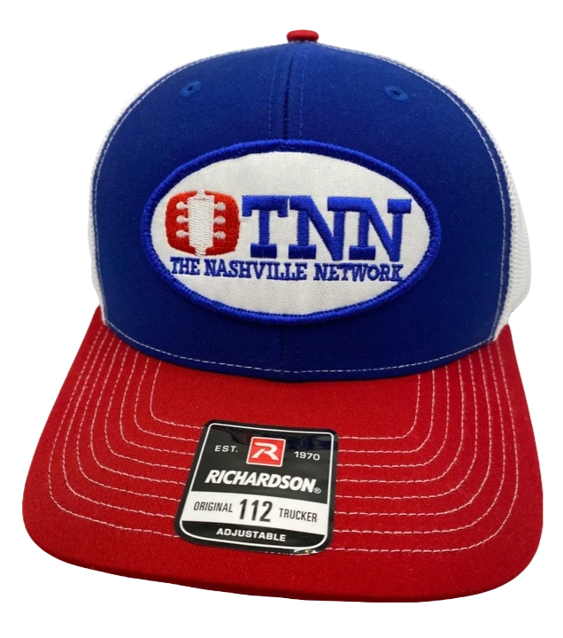 TNN The Nashville Network Red/Blue/White Hat