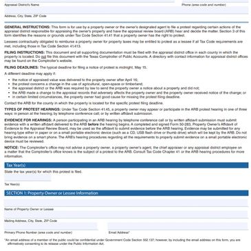 Appraisal Protest - Property Tax Reductions - Flower Mound, Texas