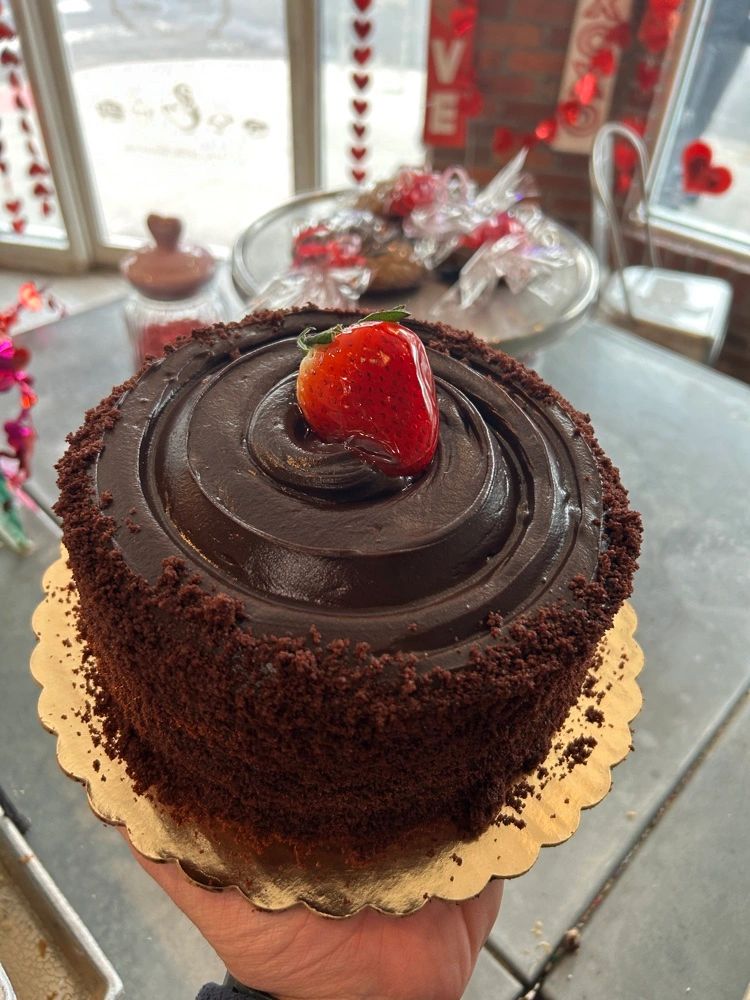 Belli Baci Bakery and Cafe Chocolate Pudding Cake