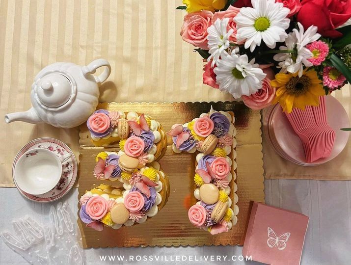 Alfonso's Pastry Shoppe Number Cakes