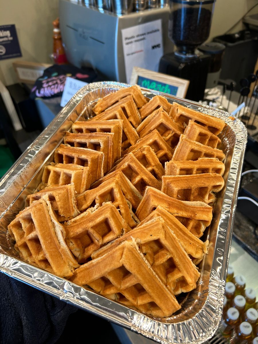 Beans and Leaves Cafe Small Waffle Tray