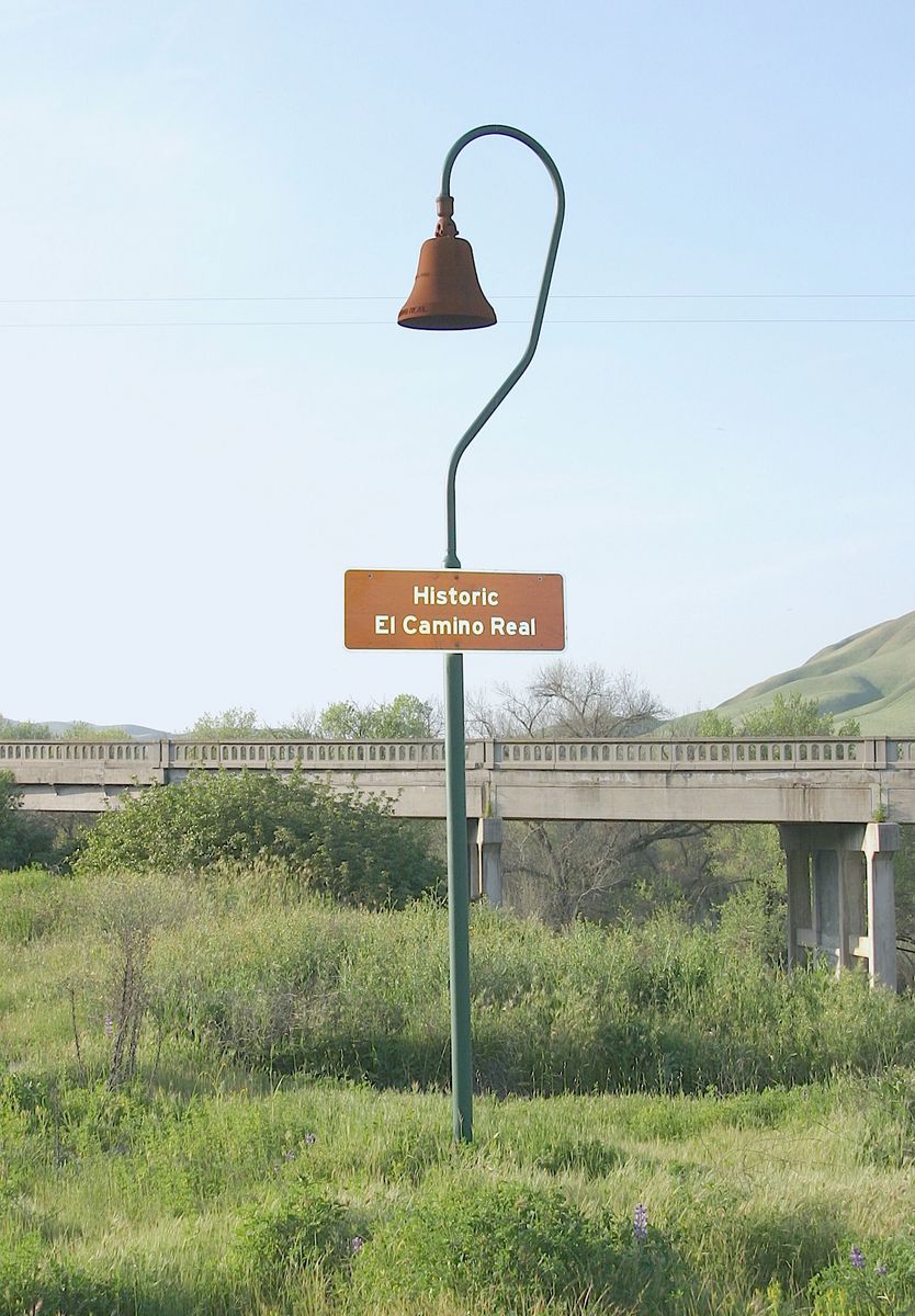 18" El Camino Real Cast Iron Caltrans Bell INCLUDES All Mounting Pipes ...