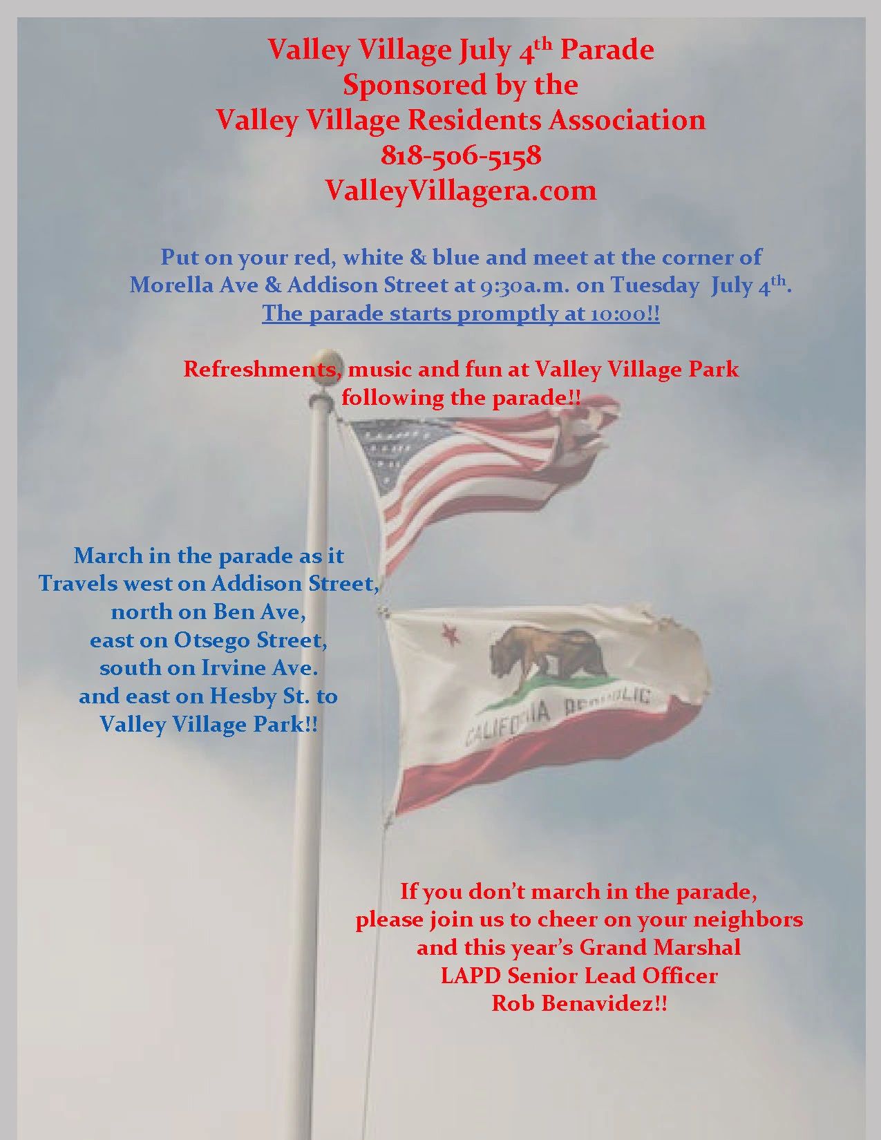 Put on your red, white and blue ...