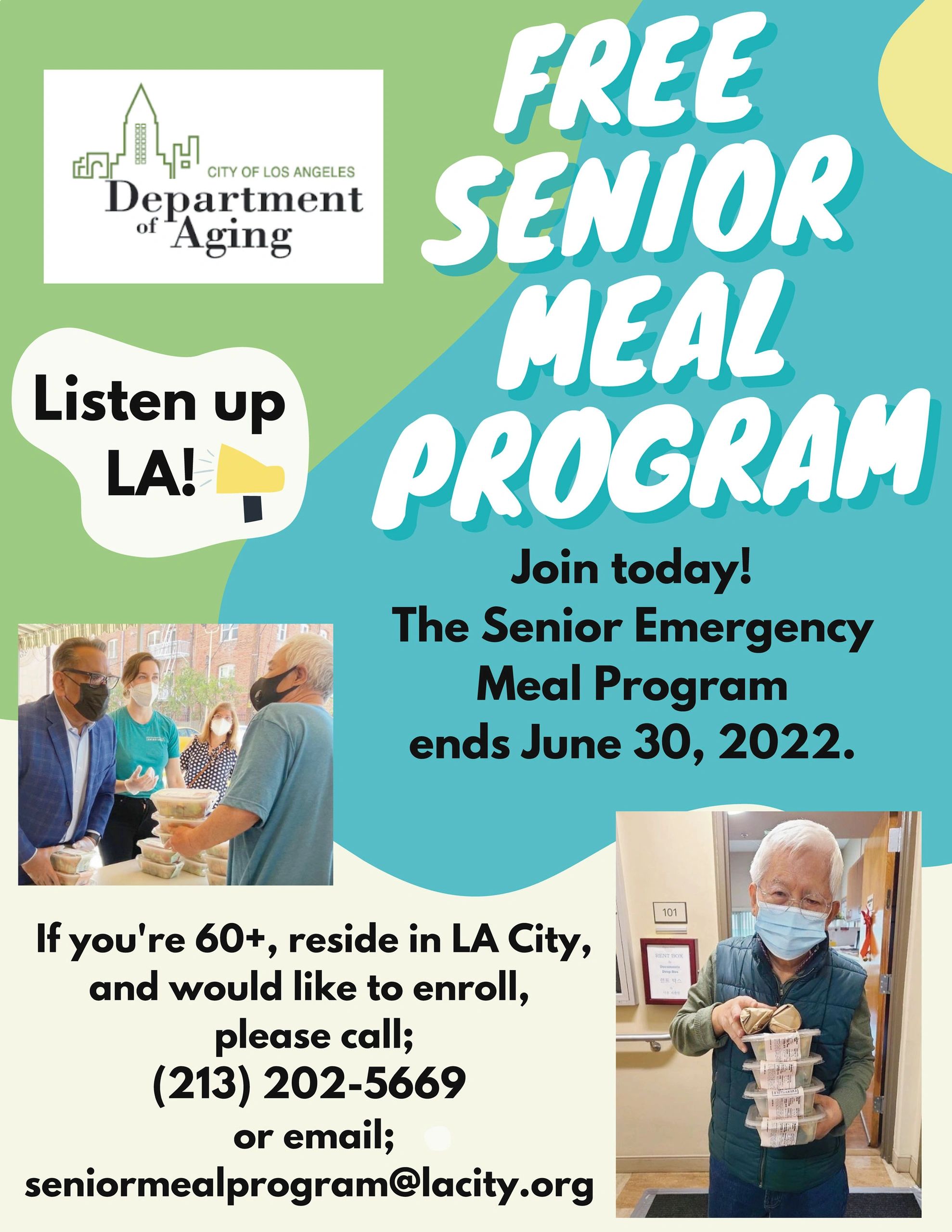 Free Senior Meal Program