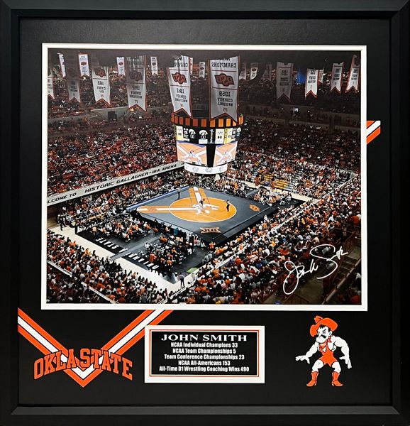 Framed John Smith Autographed Arena Photo