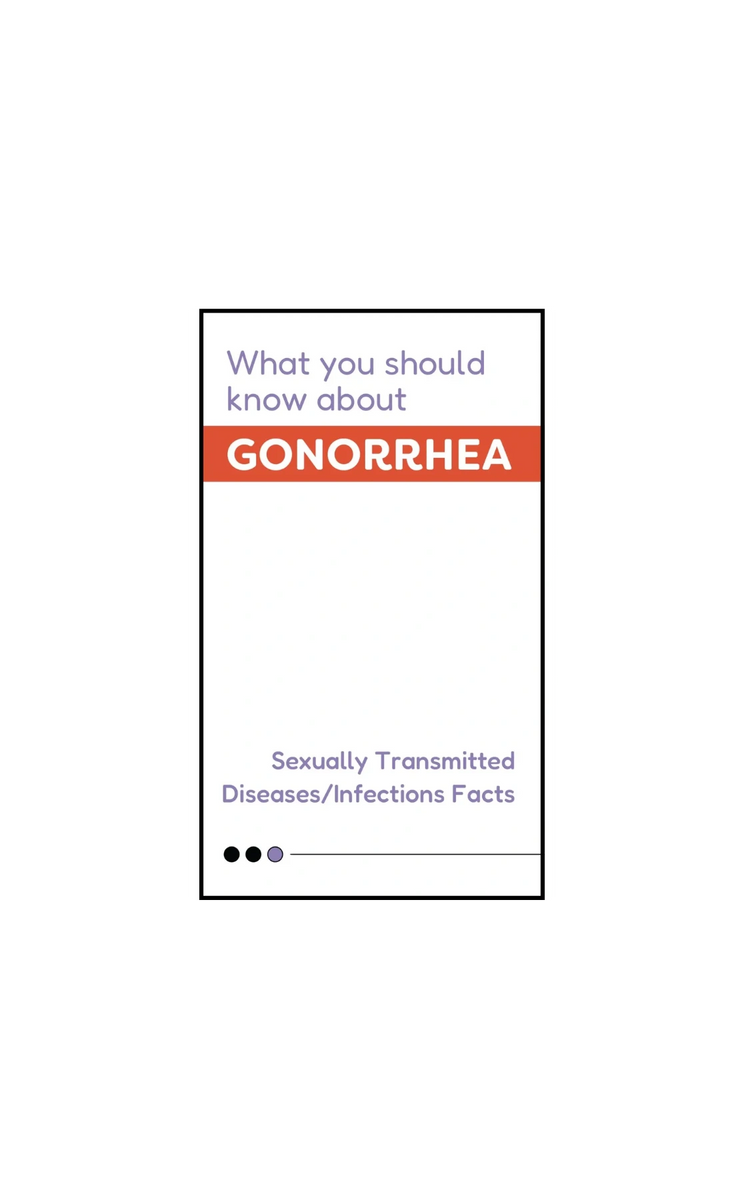 GONORRHEA Facts Brochure- 25 pack