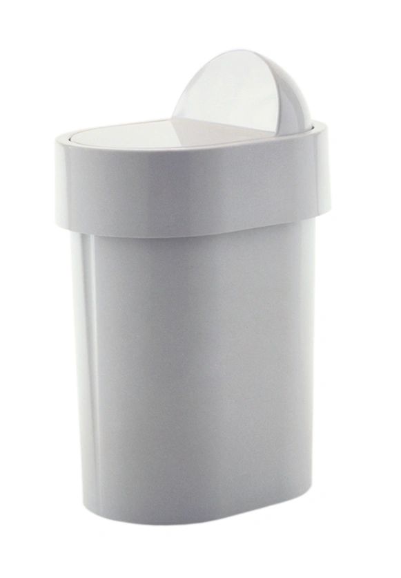 White Swing Bin