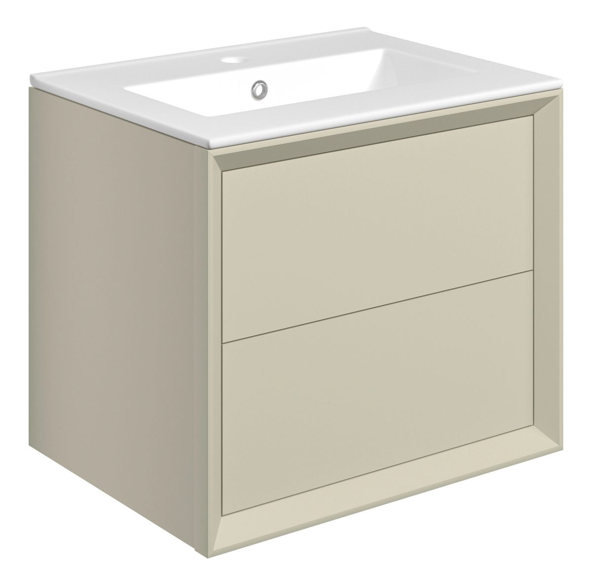Arrow Wall Hung 615mm 2 Drawer Basin unit